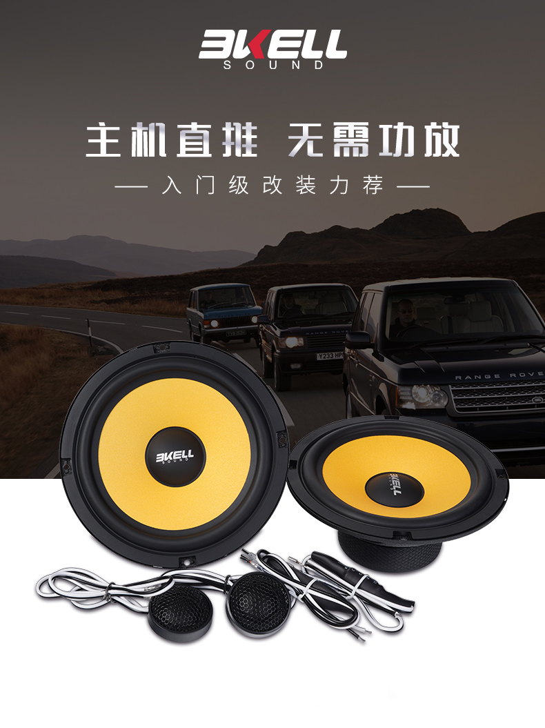 喇叭系列美国霸克BKELL CV6.2套装喇叭-重庆圣听汽车音响