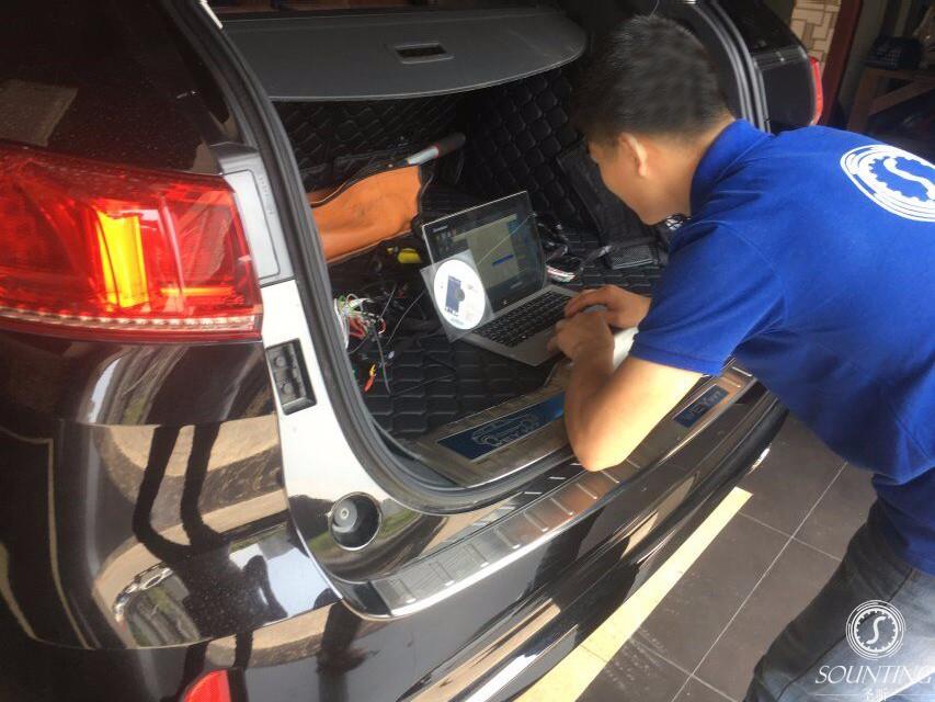 重庆汽车音响改装,重庆汽车音响升级重庆长城VV7汽车音响改装8音度H680S-重庆圣听汽车音响